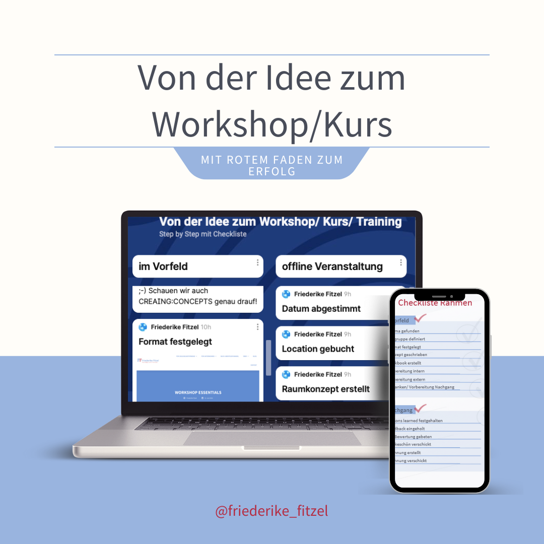 Von der Idee zum Kurs/ Workshop LP - Friederike Fitzel